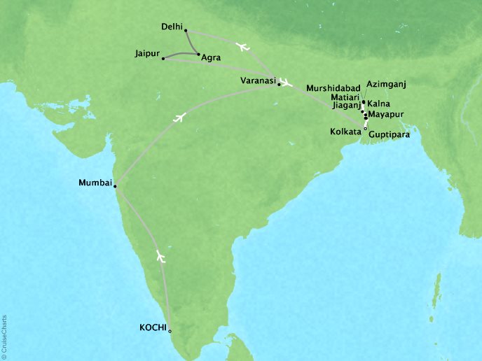 Map Of India Ganges River