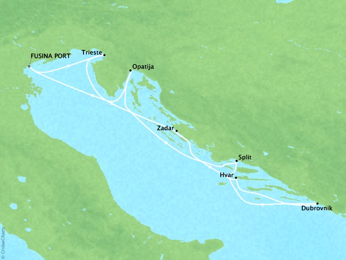 Silversea Cruises - Fusina (Venice) to Fusina (Venice) (8 days) | Virtuoso