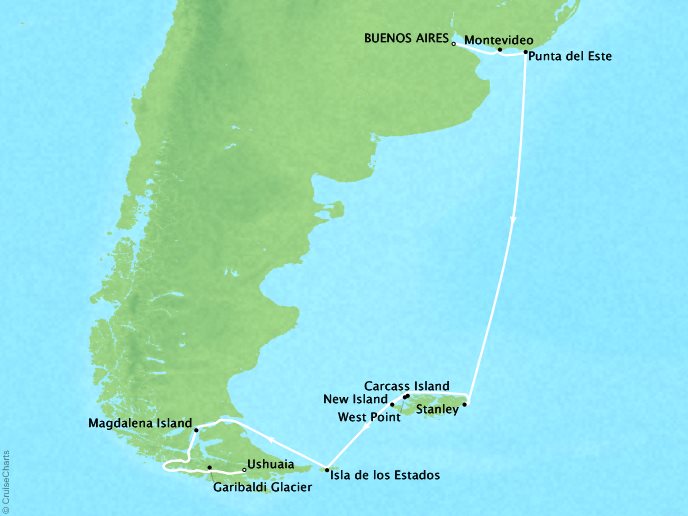 Atlas Ocean Voyages - Wild Falklands and Chilean Fjords (14 days ...