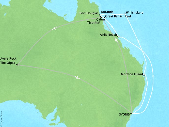 Australian Outback Map