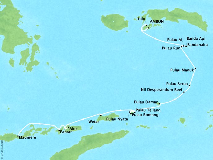 Spice Islands Map